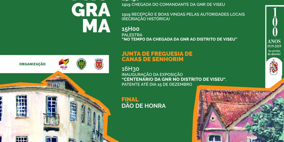 Comemorações dos 100 anos da chegada da GNR – Câmara Municipal de Nelas